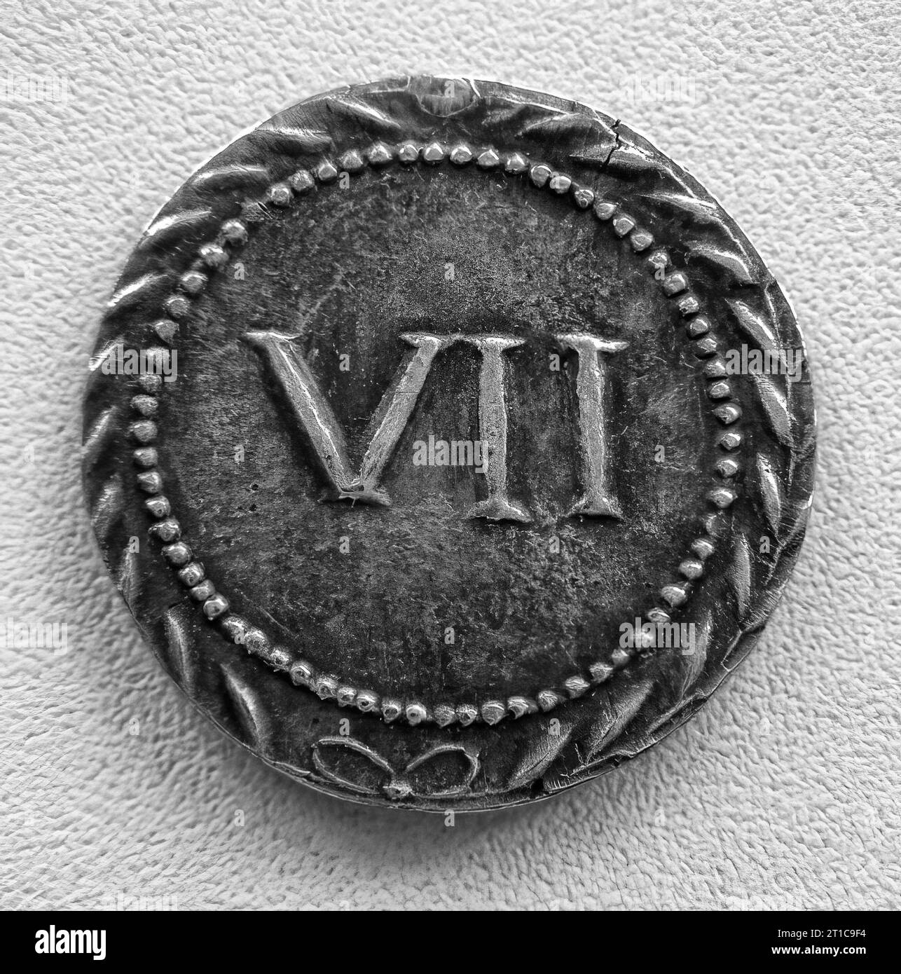 Coins ancient rome Black and White Stock Photos & Images - Alamy