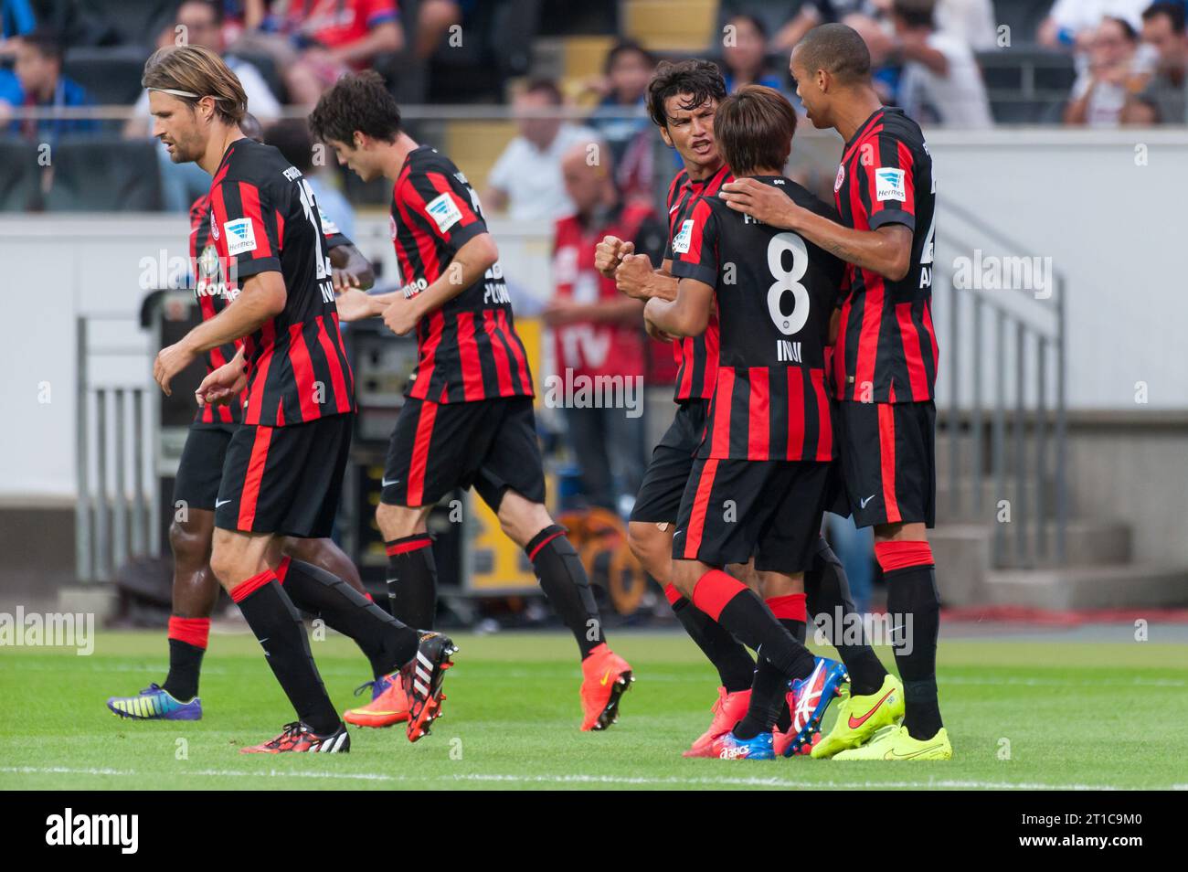 Martin Lanig (13), Domingues Piazon (19) Nelson Valdez (11), Anderson ...