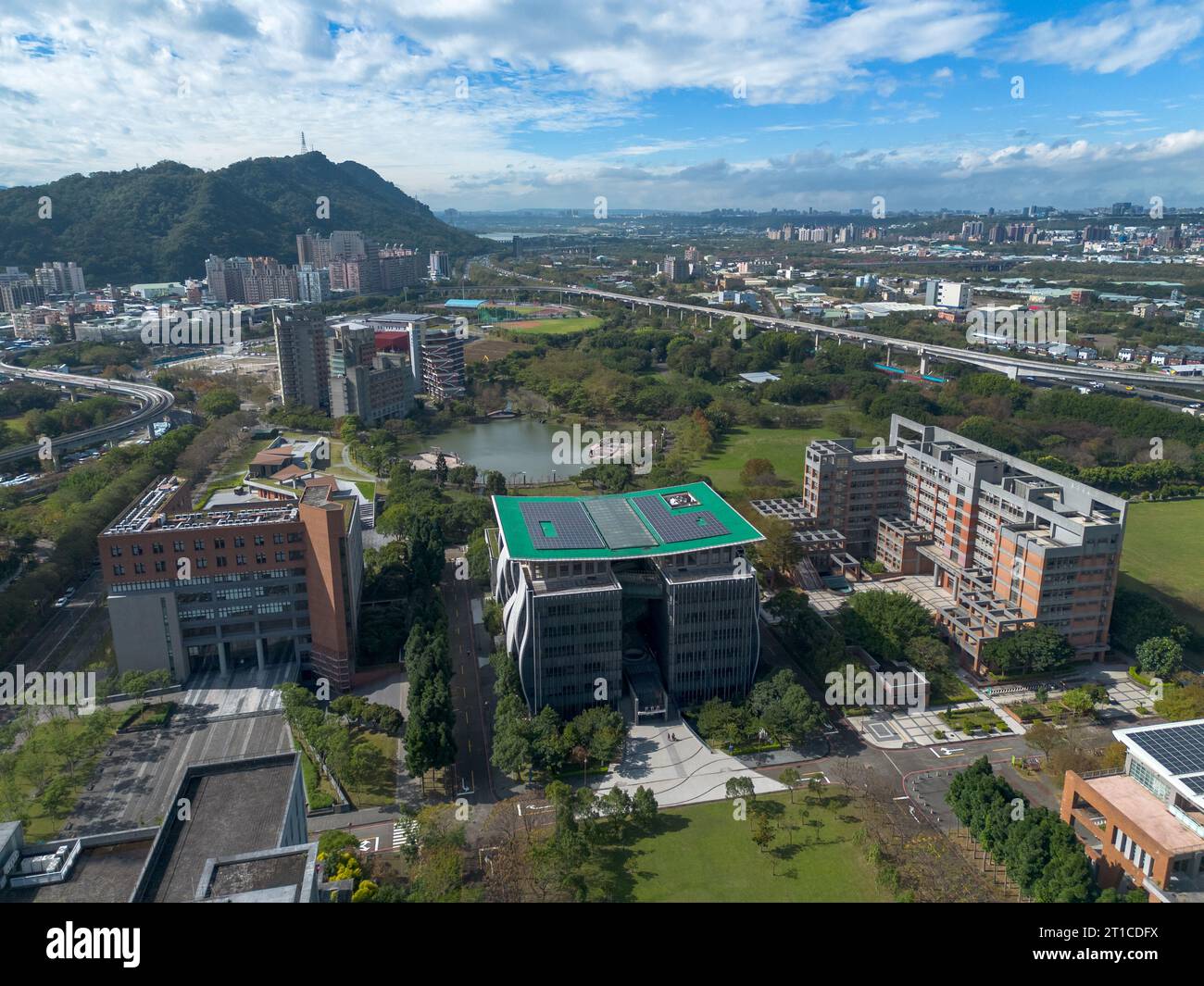 National Taipei University Aerial View at Sanxia, New Taipei City ...