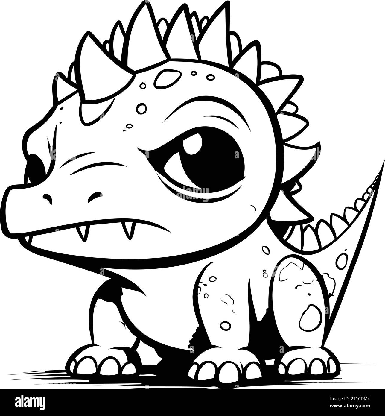 Dinosaur Clip Art Black And White