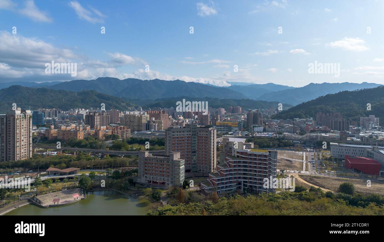 National Taipei University Aerial View at Sanxia, New Taipei City ...