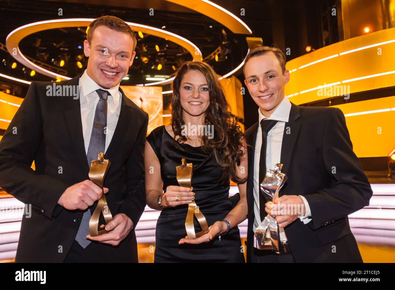 Felix LOCH ( Rodel Olympiasieger ) Carina Vogt ( Olympiasiegerin ...