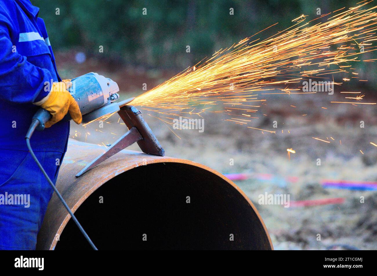 metalworking machining industry. finishing or grinding metal surface on ...