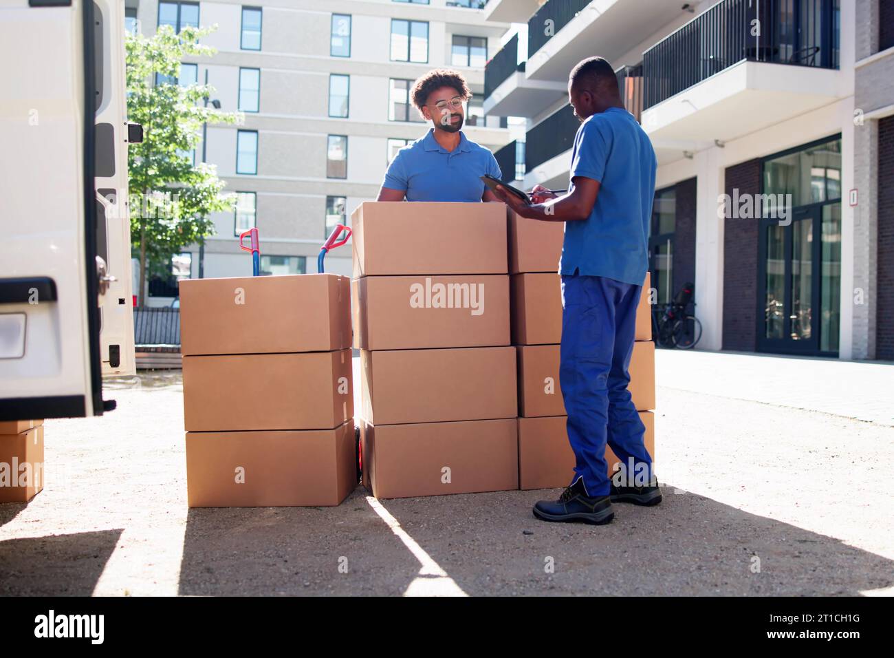 African american man checking boxes hi-res stock photography and images ...