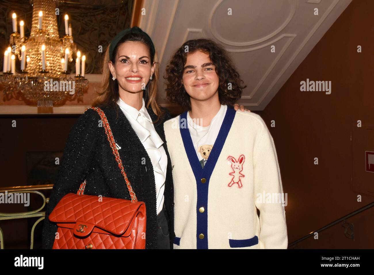 Dr Leila Frohn Sohn Levin Frohn Muenchen 12.10.2023 Empfang Palasthalle ...