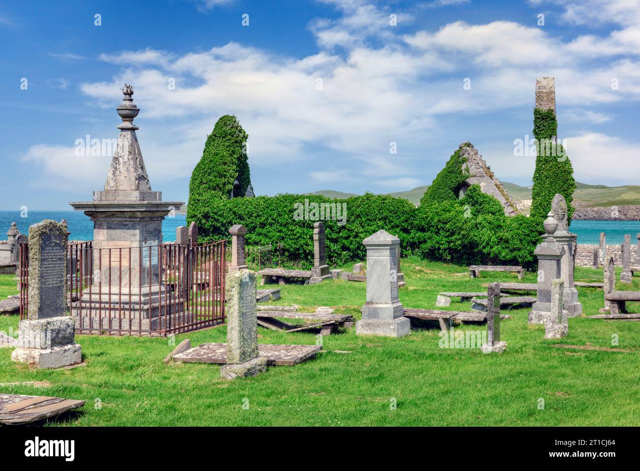 Balnakeil in Sutherland, Scotland, is home to a number of historical ...