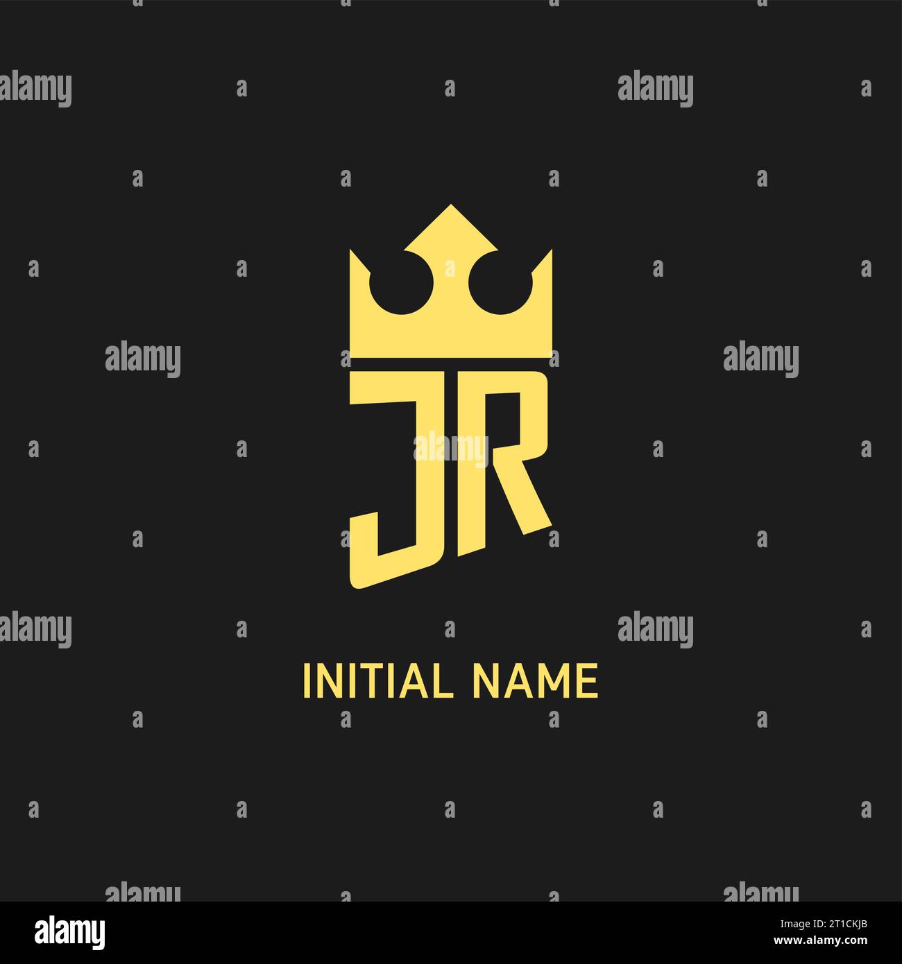 Monogram JR logo shield crown shape, elegant and luxury initial logo ... Monogram JR logo shield crown shape, elegant and luxury initial logo ...