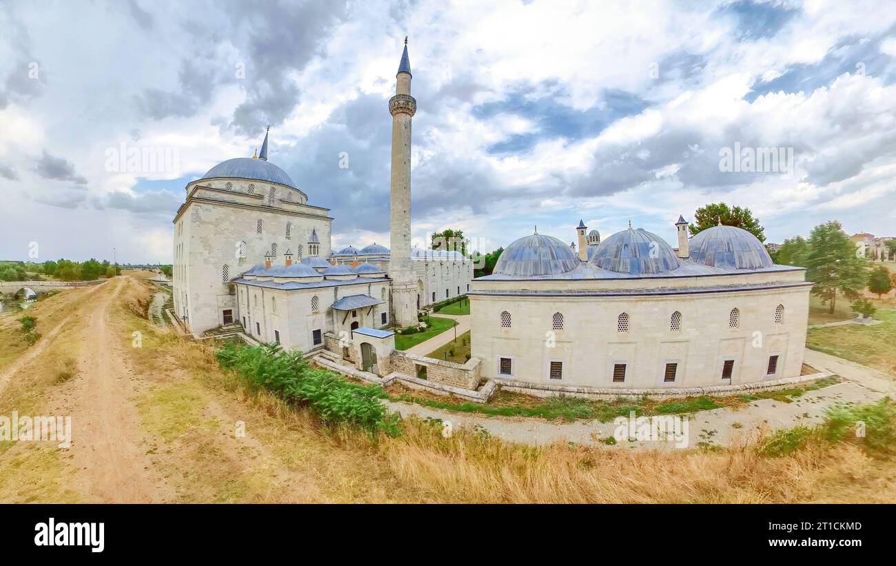 Bayezid II Mosque Complex in Edirne, Turkey. Historical 15th century ...