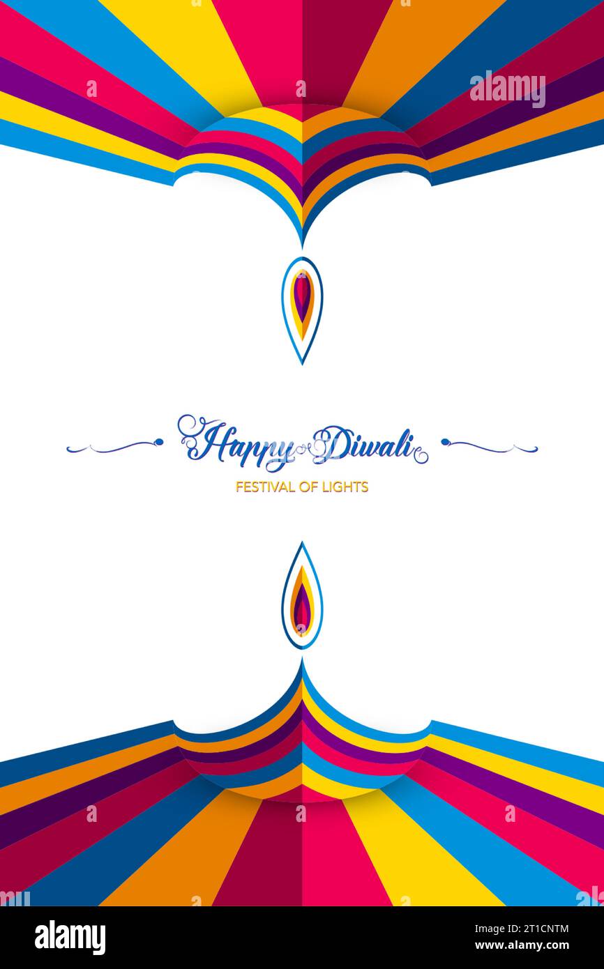 Lamp in diwali festival Stock Vector Images - Alamy