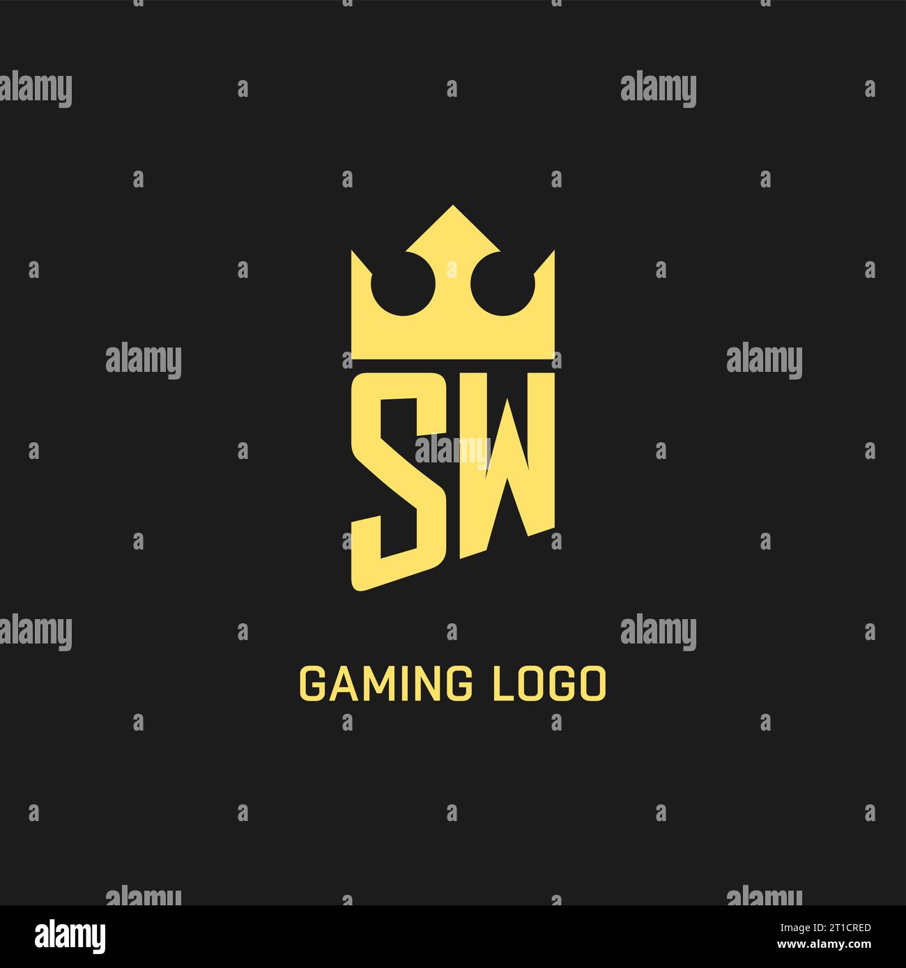 Sw logo Stock Vector Images - Alamy