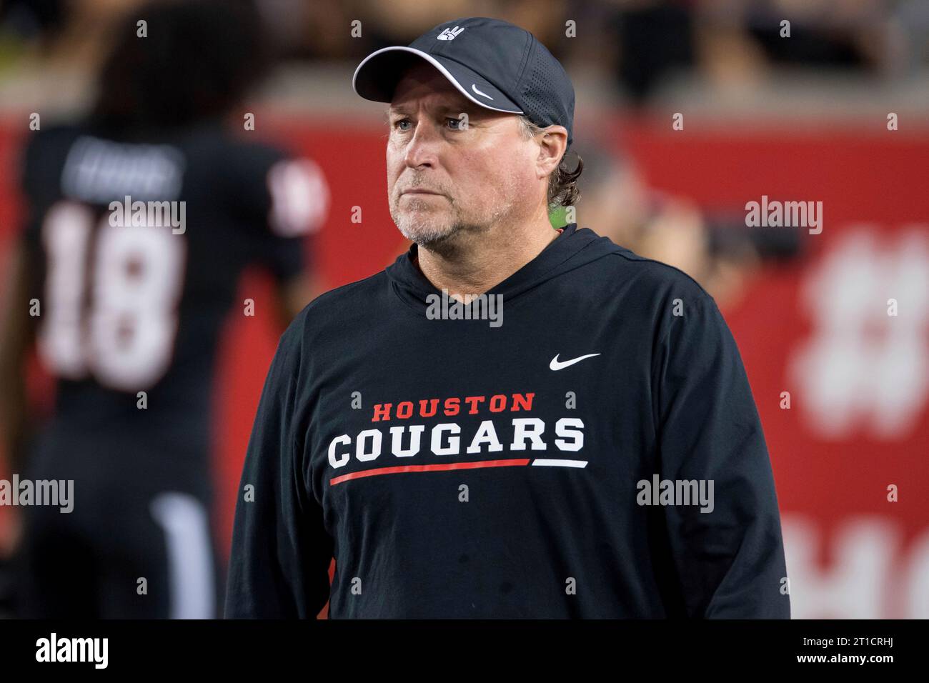 October 12, 2023: Houston Cougars head coach Dana Holgorsen during a game between the West ...