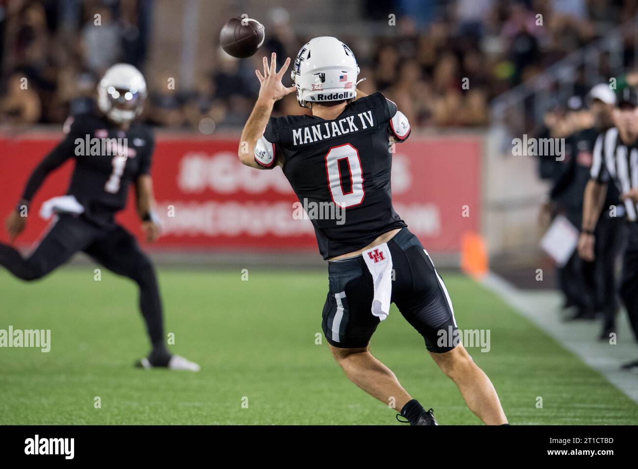Houston, TX, USA. 12th Oct, 2023. Houston Cougars wide receiver Joseph ...