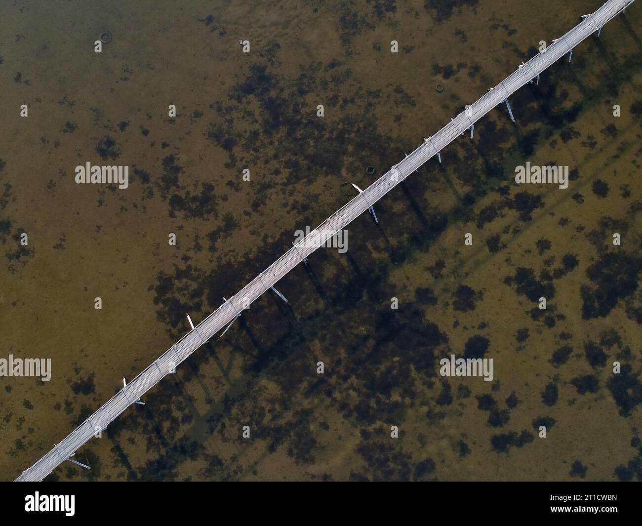 Aerial photo footbridge hi-res stock photography and images - Alamy