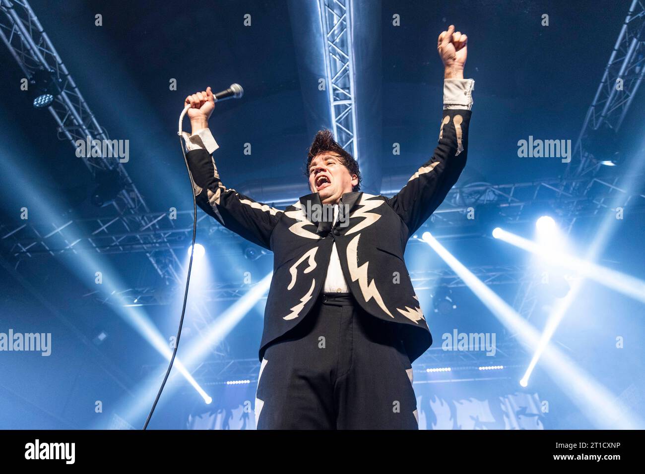 Milan Italy October 2 2023 The Hives music concert at Magazzini ...