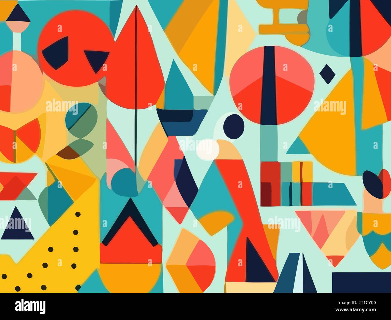 Abstract Geometric Pattern Colorful Background Vector Illustration Stock Vector Image And Art