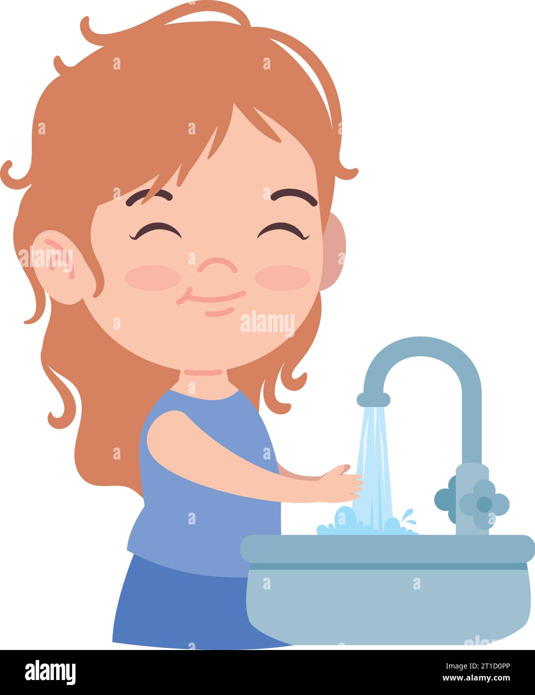 girl washing hands design Stock Vector Image & Art - Alamy