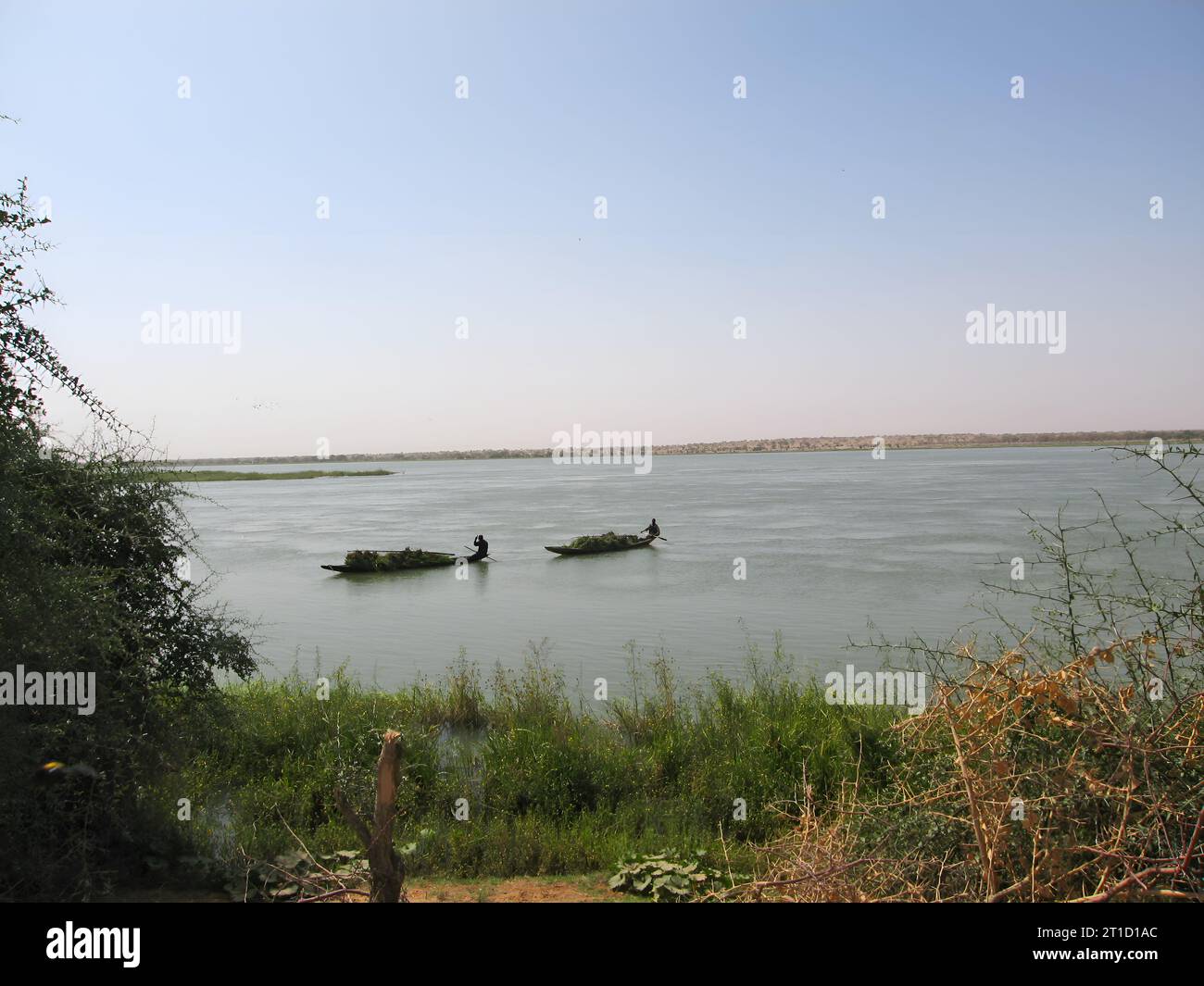 On the Niger river Stock Photo - Alamy