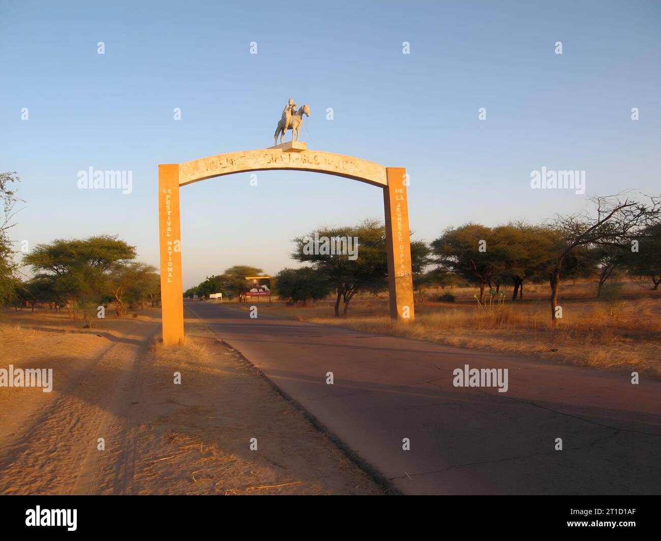 Welcome to Diffa (where Stock Photo - Alamy