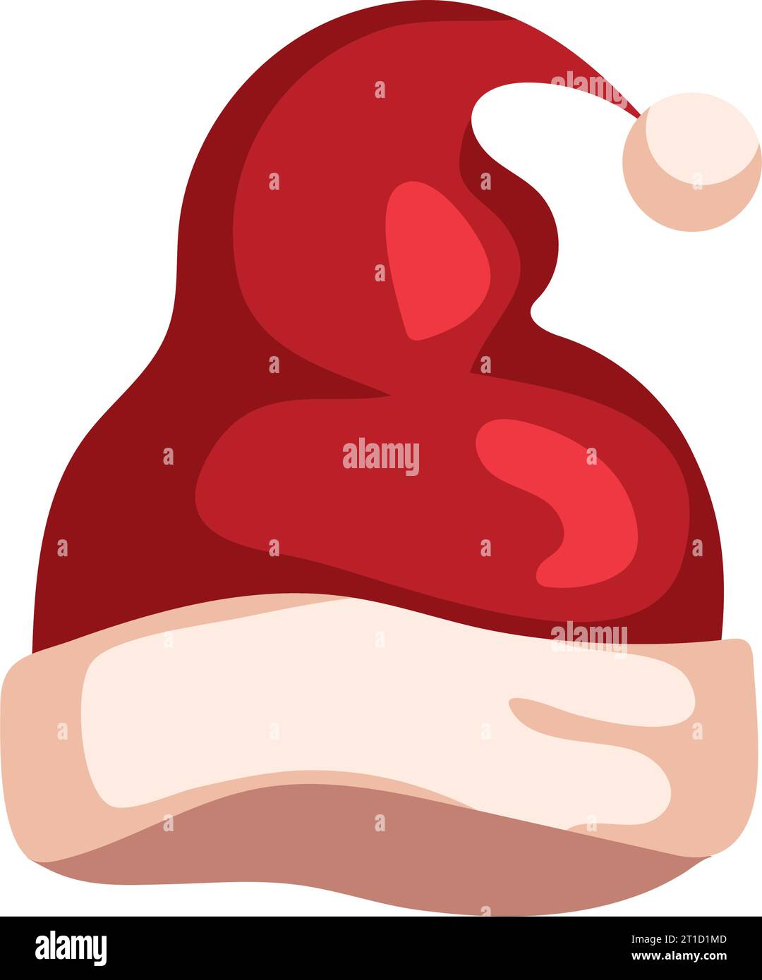 christmas santa hat design Stock Vector Image & Art - Alamy