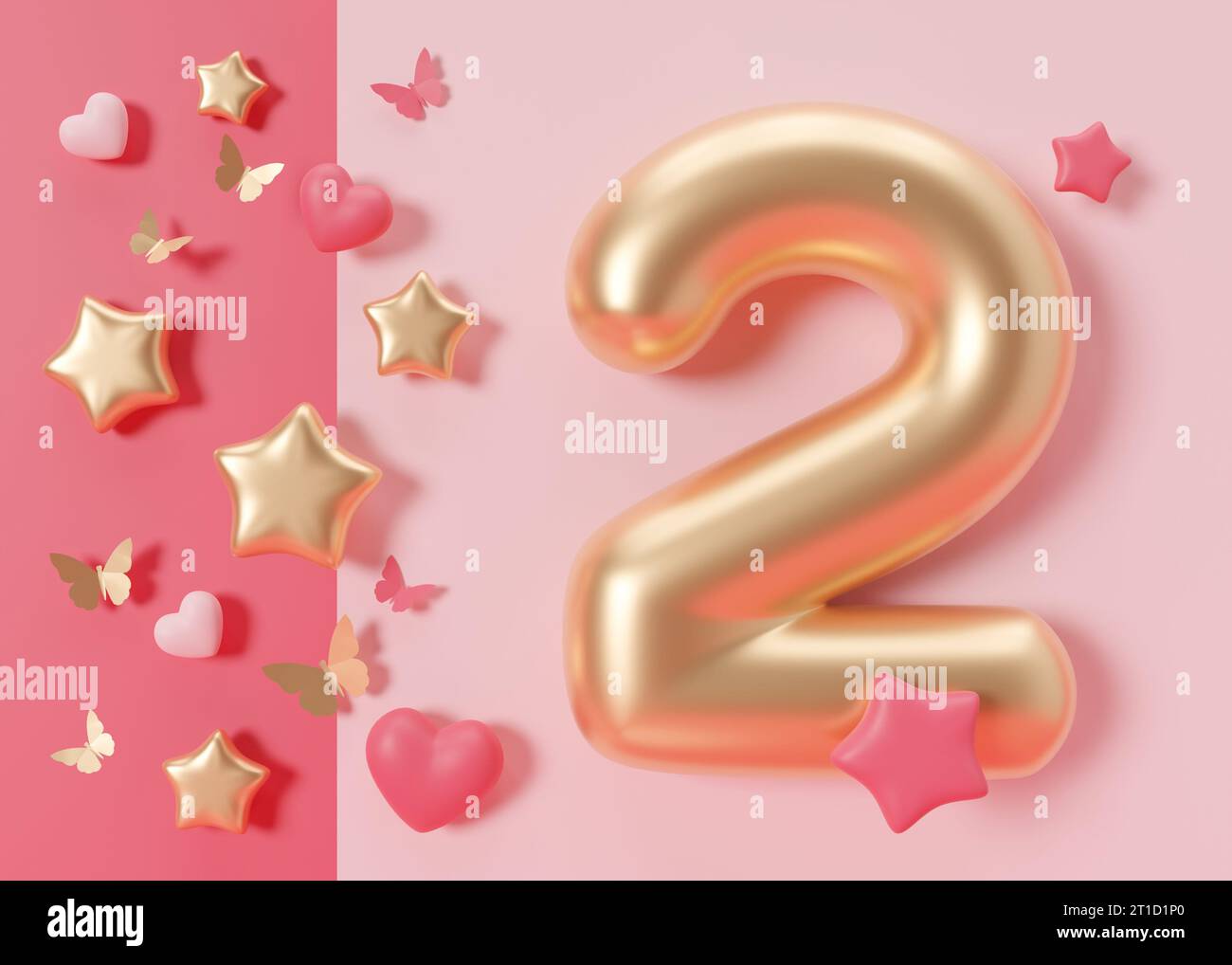 Number 2 balloon hi-res stock photography and images - Alamy