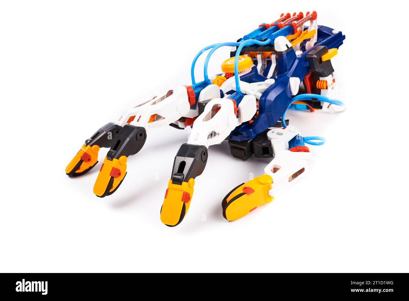 plastic toy robot arm with hydraulic finger movement mechanism ...