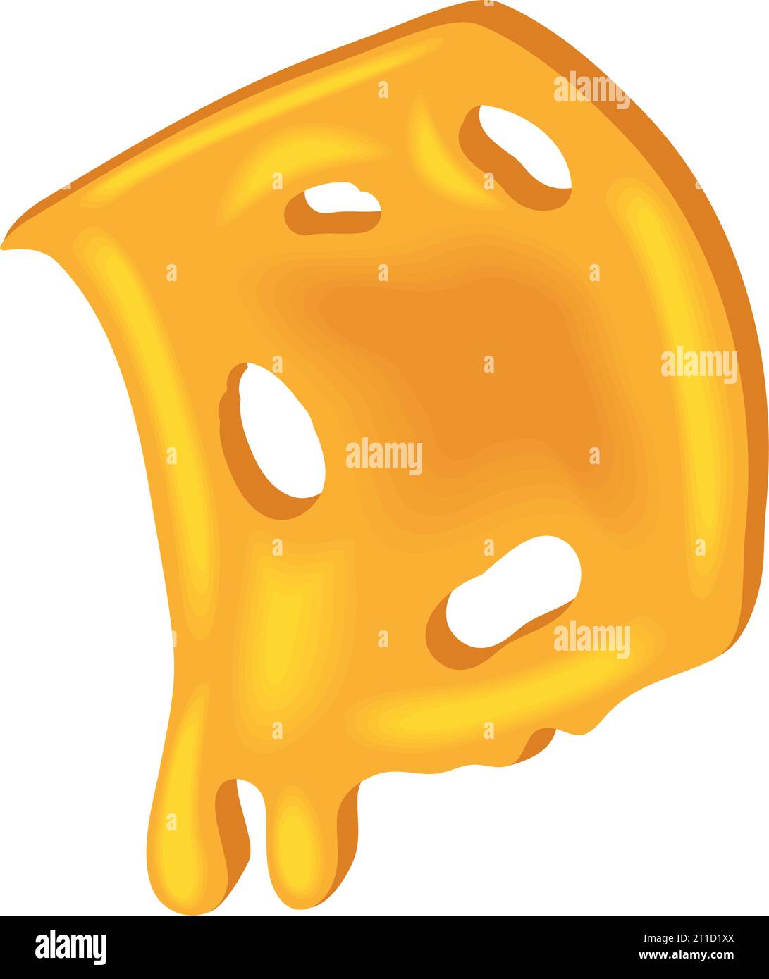 cheese sliced melted hole Stock Vector Image & Art - Alamy