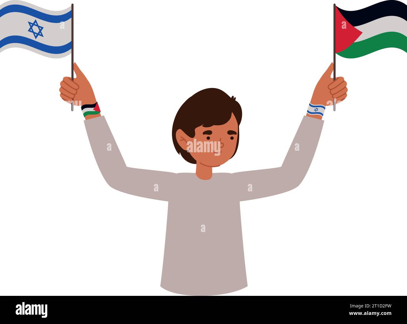 Flags israel jerusalem waving Stock Vector Images - Alamy