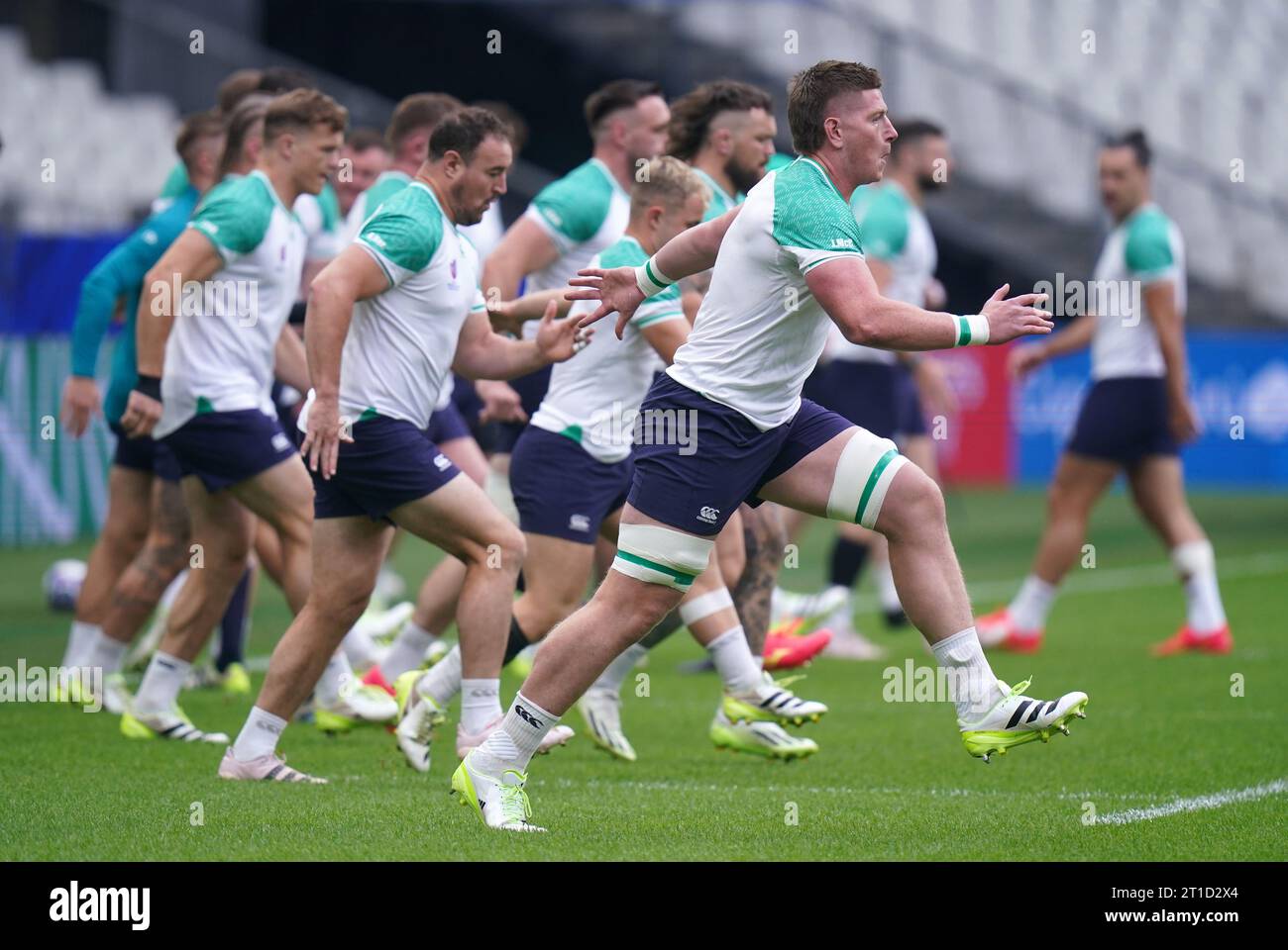 Ireland's Joe McCarthy during the team run at the Stade de France in ...