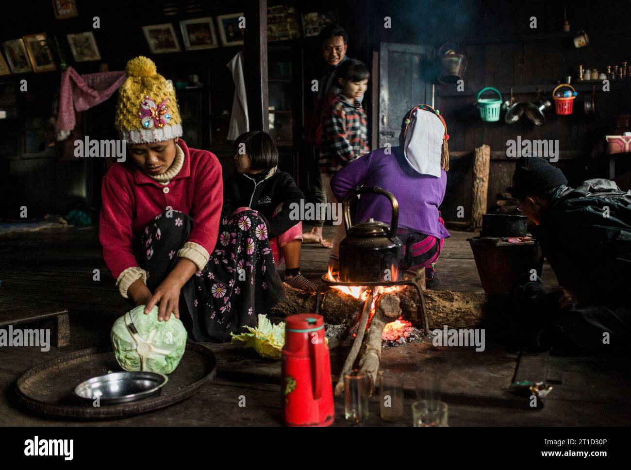 Family inside hi-res stock photography and images - Alamy
