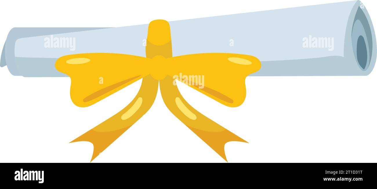 graduation diploma roll parchment Stock Vector Image & Art - Alamy