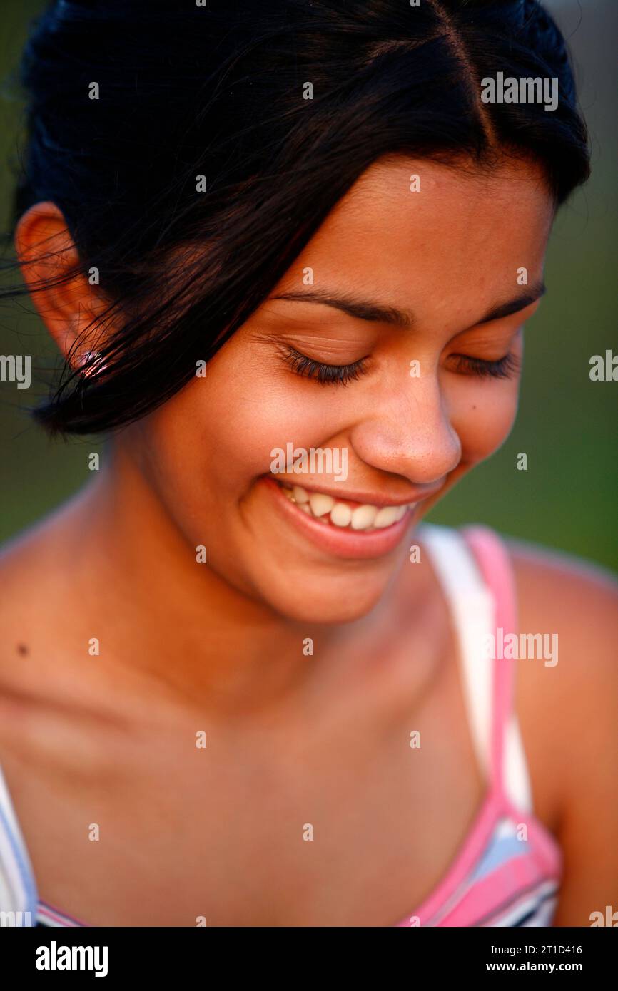 A young Costa Rican woman Stock Photo - Alamy