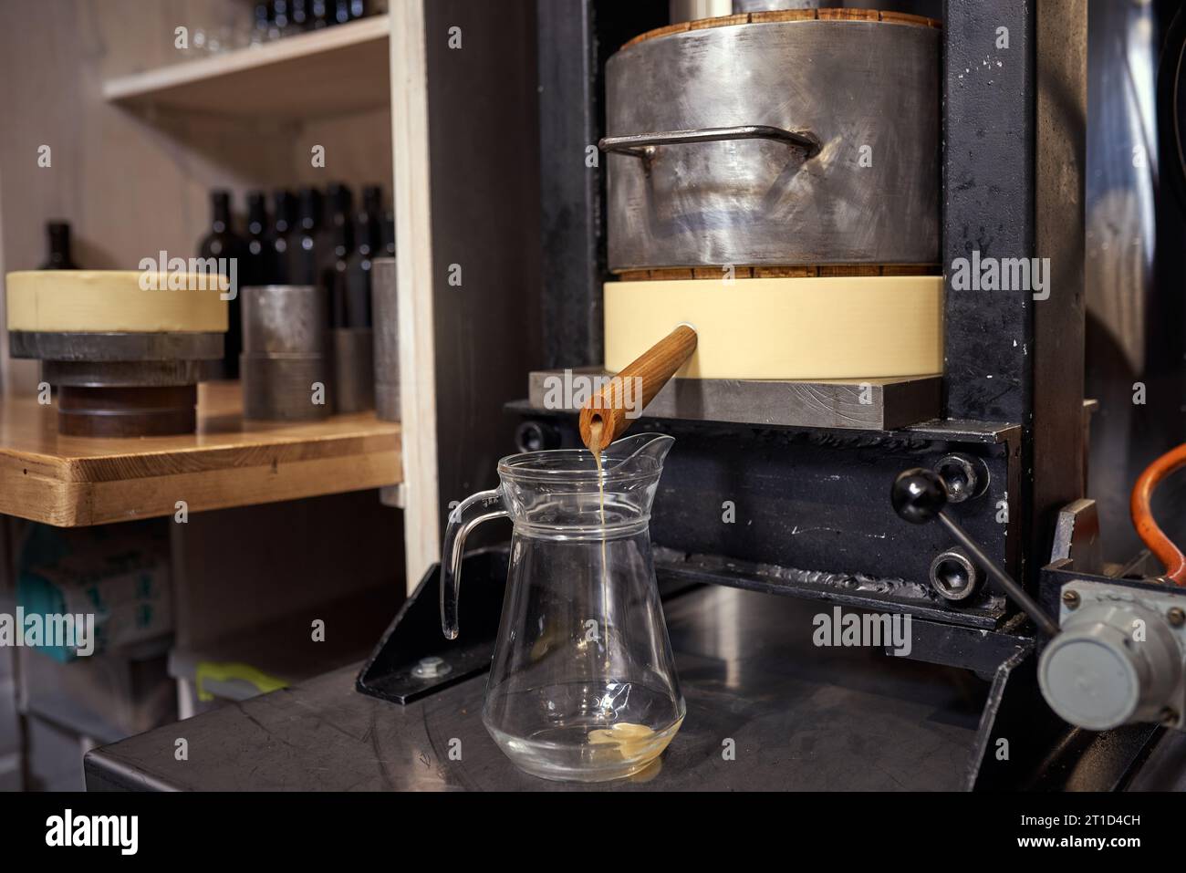 Local small seed oil production. Fresh extra virgin linseed oil ...