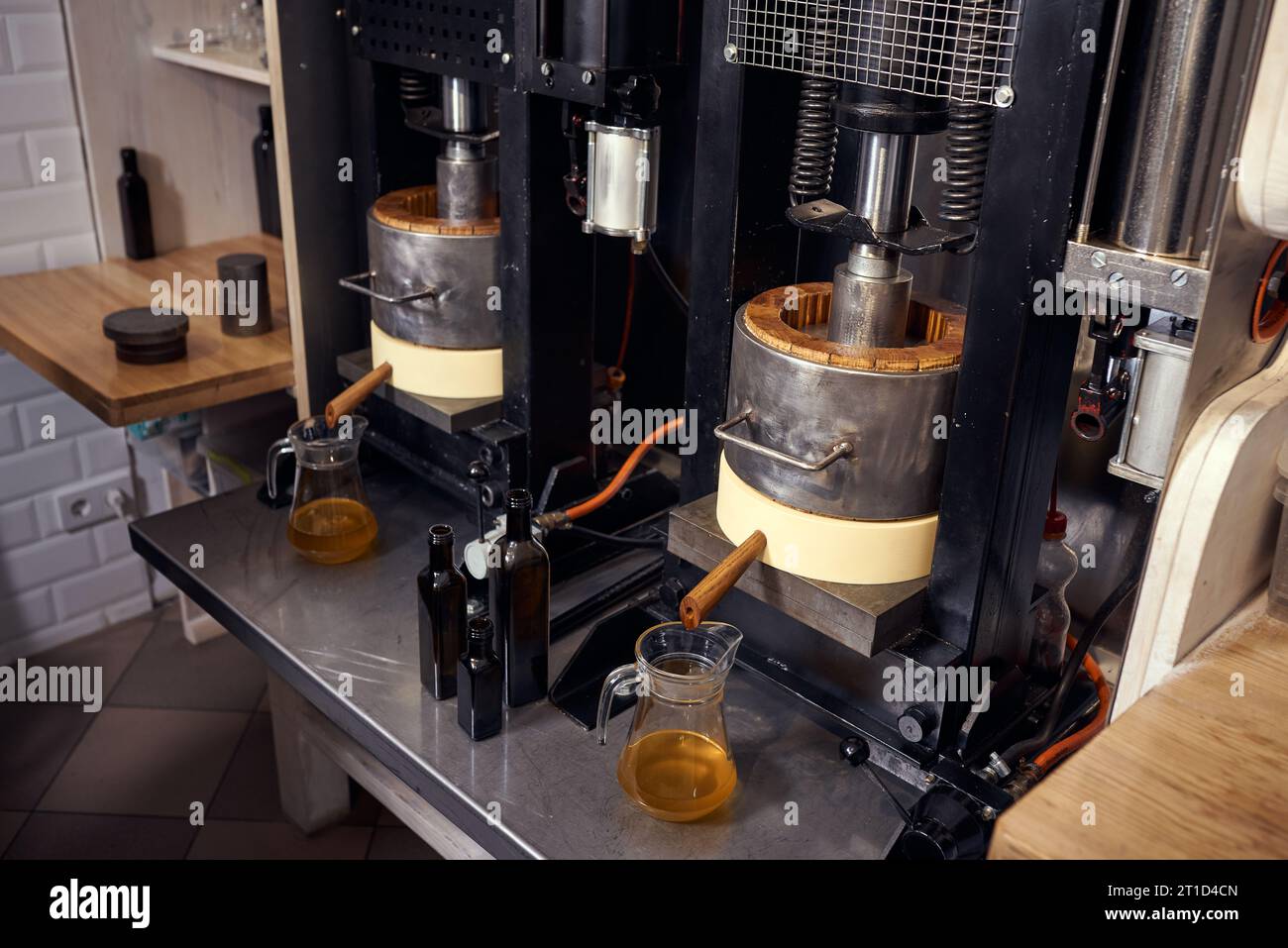 Local small seed oil production. Fresh extra virgin linseed oil ...