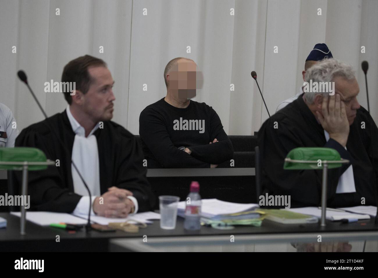 Gent, Belgium. 13th Oct, 2023. The accused Jurgen Vanhalst pictured ...