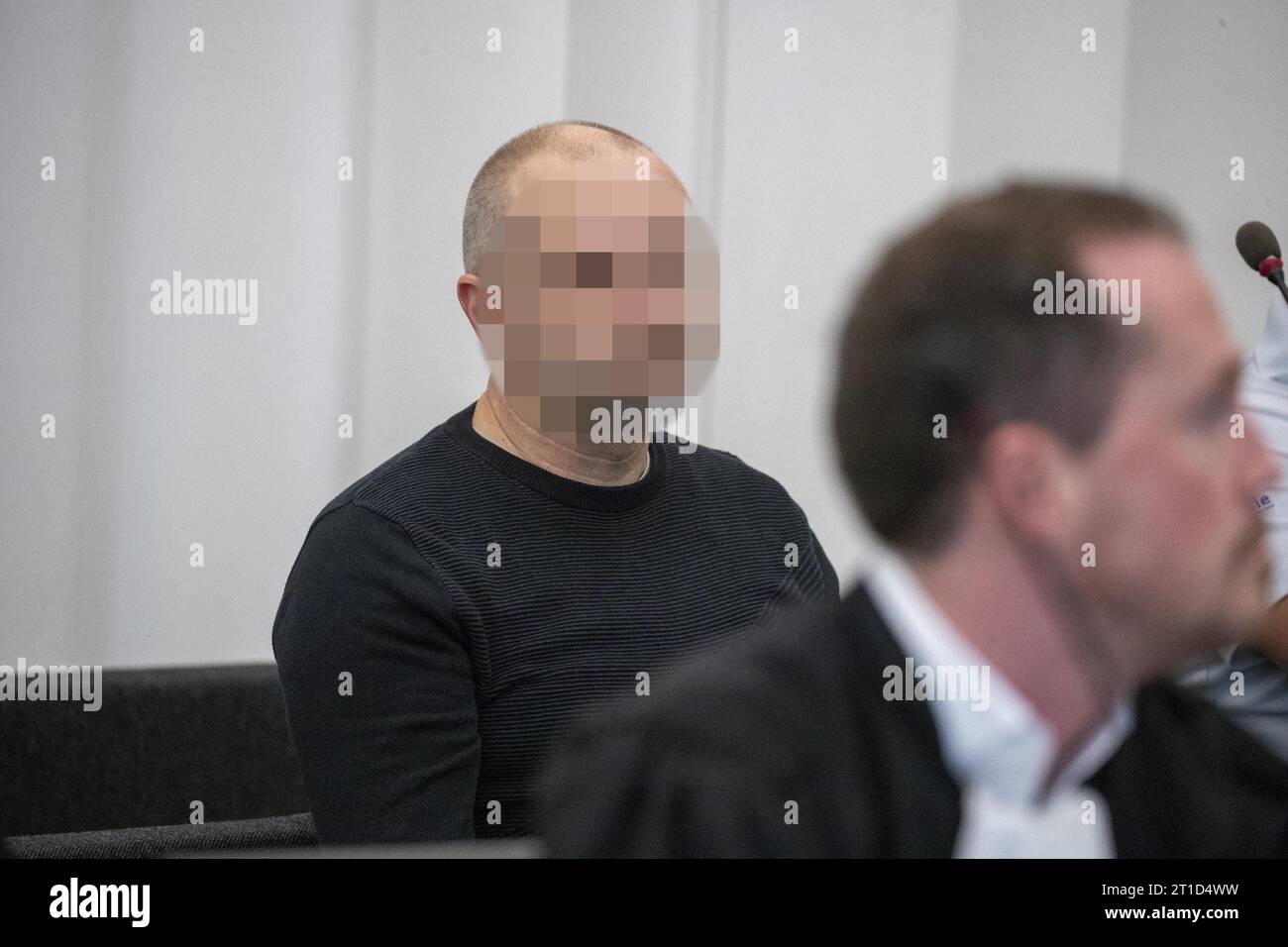 Gent, Belgium. 13th Oct, 2023. The accused Jurgen Vanhalst pictured ...