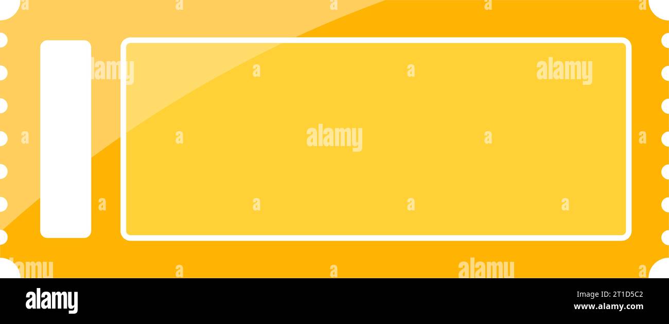 Golden ticket template in vector icon Stock Vector Image & Art - Alamy