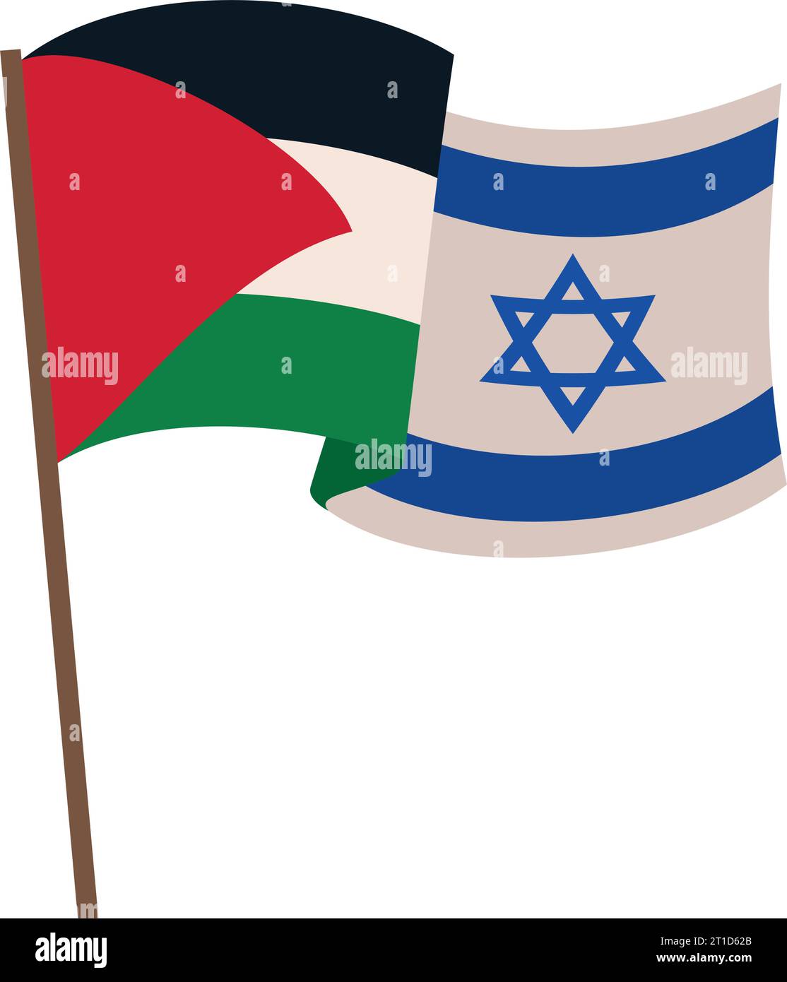 Palestine flag in gaza Stock Vector Images - Alamy