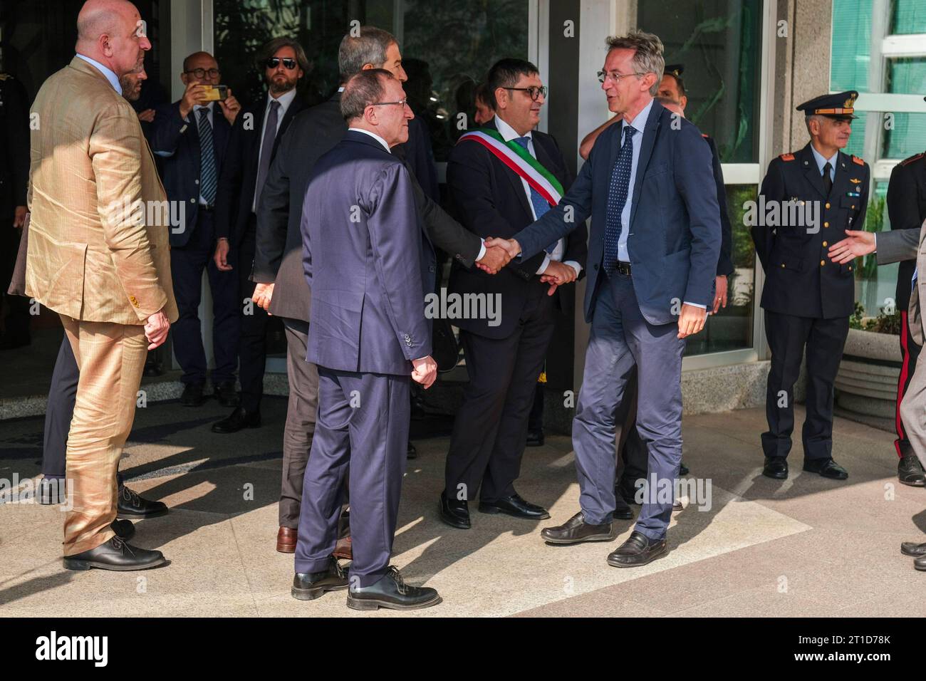Italy: Campi Flegrei The Mayor of Naples Gaetano Manfredi During ...