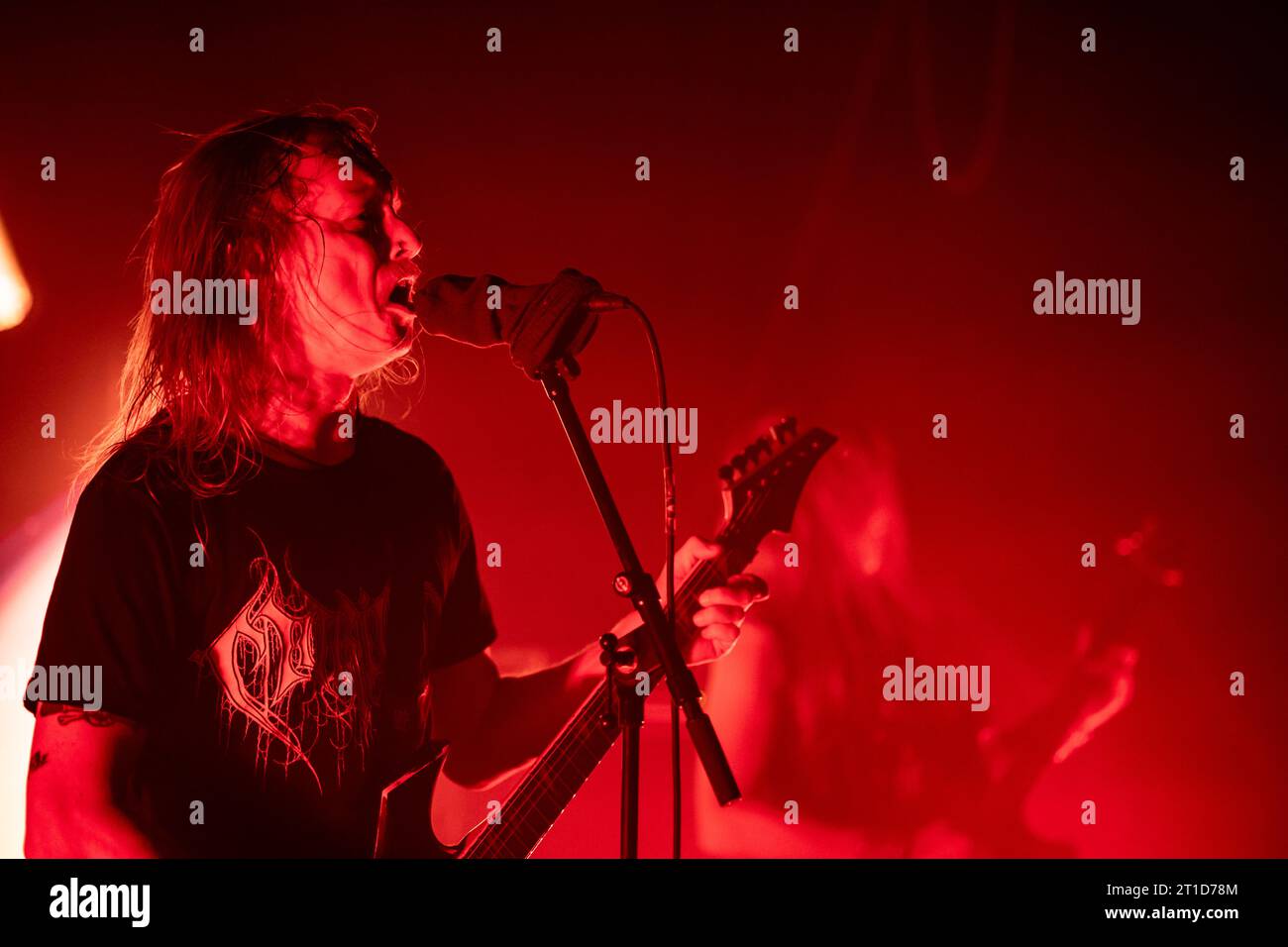 Albertslund, Denmark. 12th Oct, 2023. The Danish black metal band Afsky ...