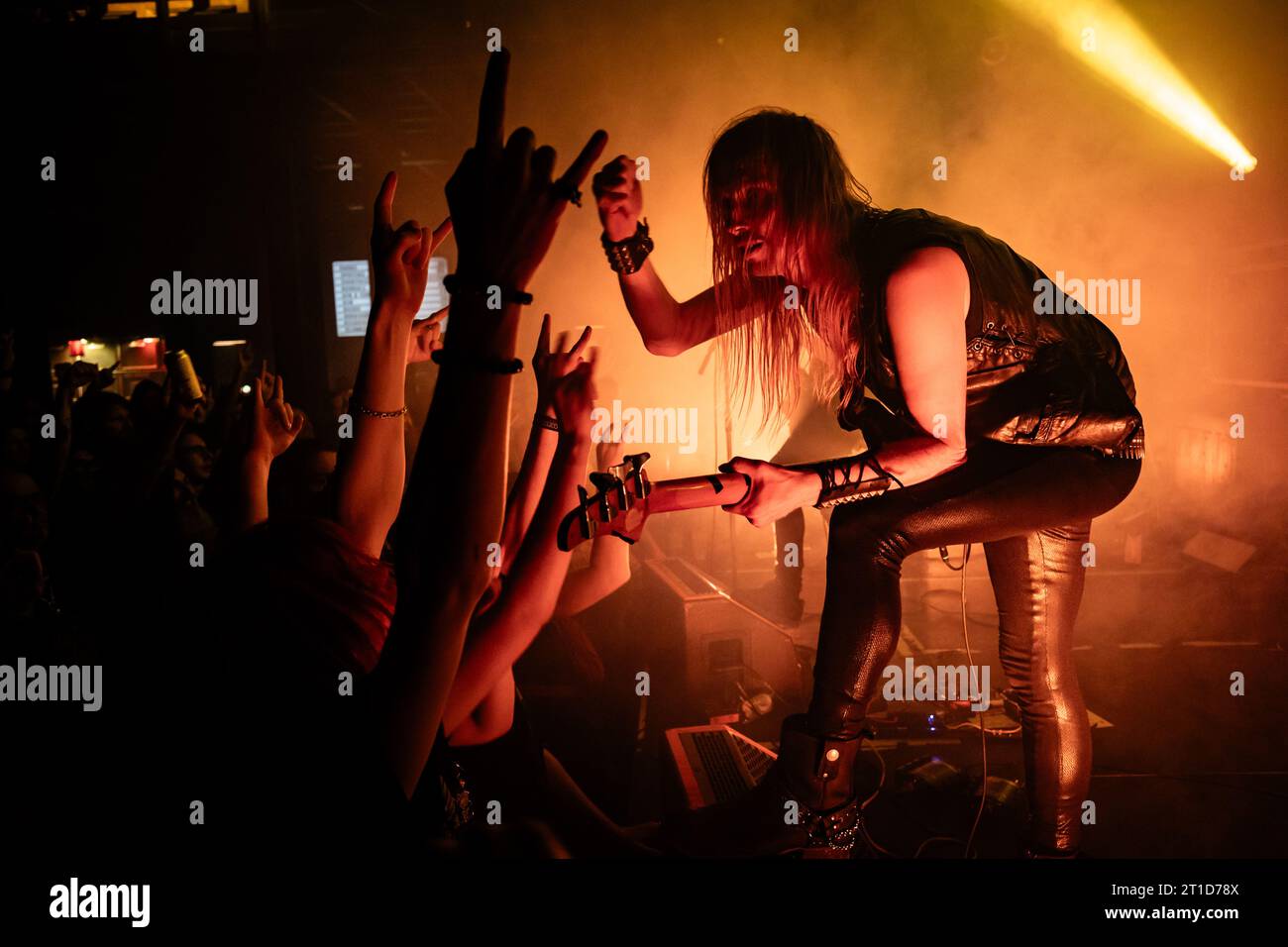 Albertslund, Denmark. 12th Oct, 2023. The Danish black metal band Afsky ...