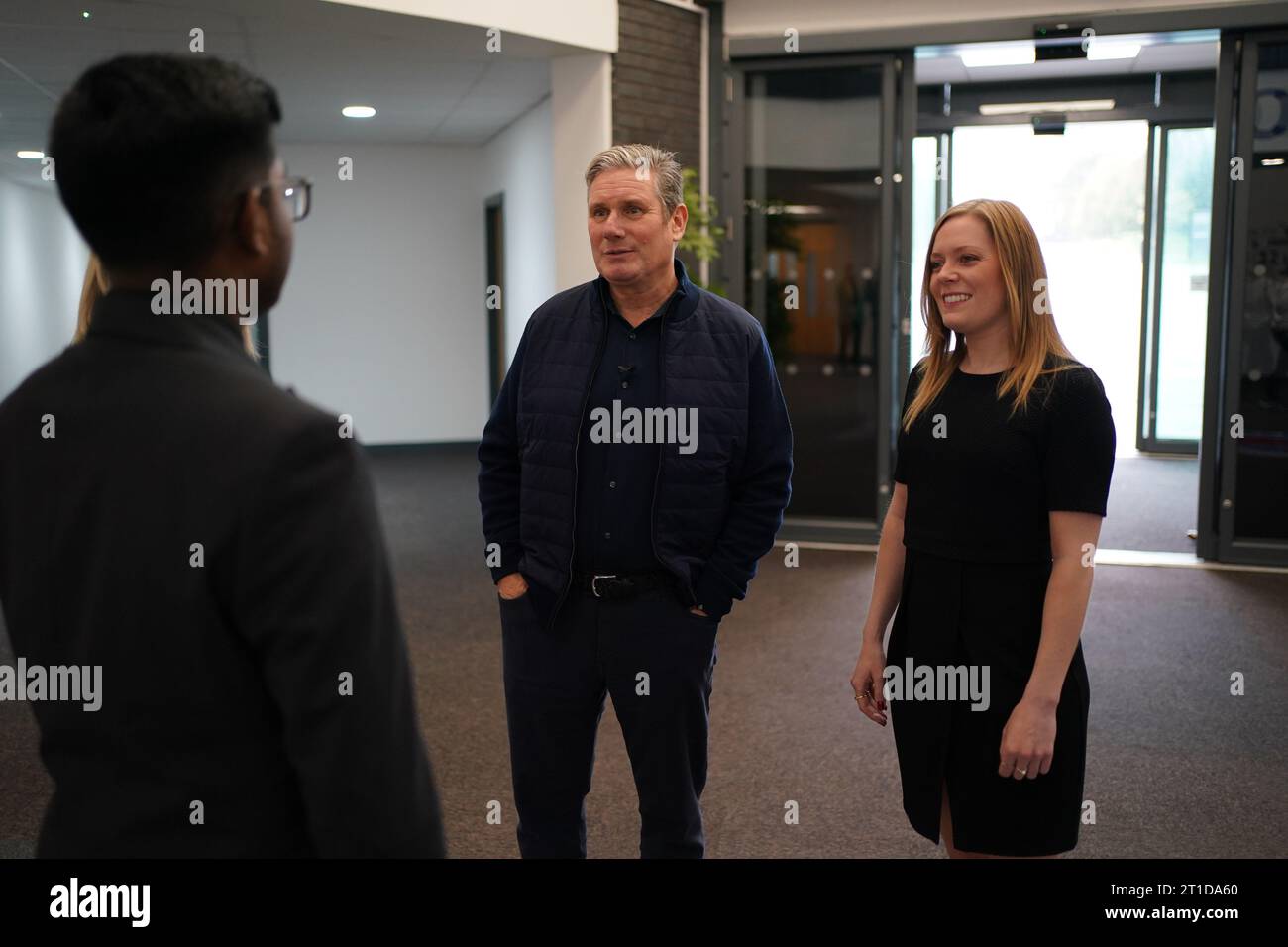 Labour leader Sir Keir Starmer and Sarah Edwards, Labour candidate for ...