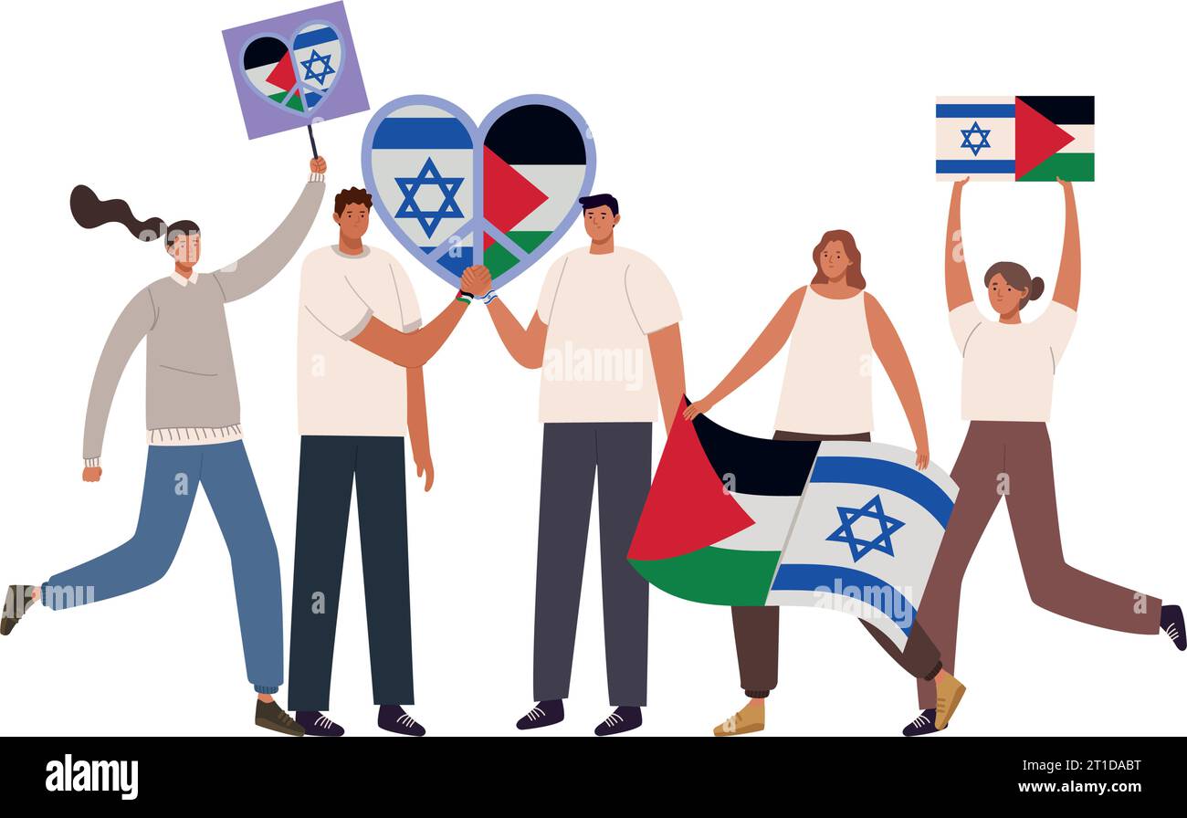 Gaza war israel hamas Stock Vector Images - Alamy