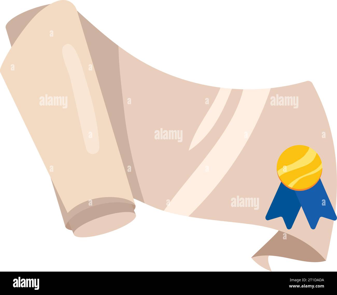 graduation diploma roll isolated Stock Vector Image & Art - Alamy