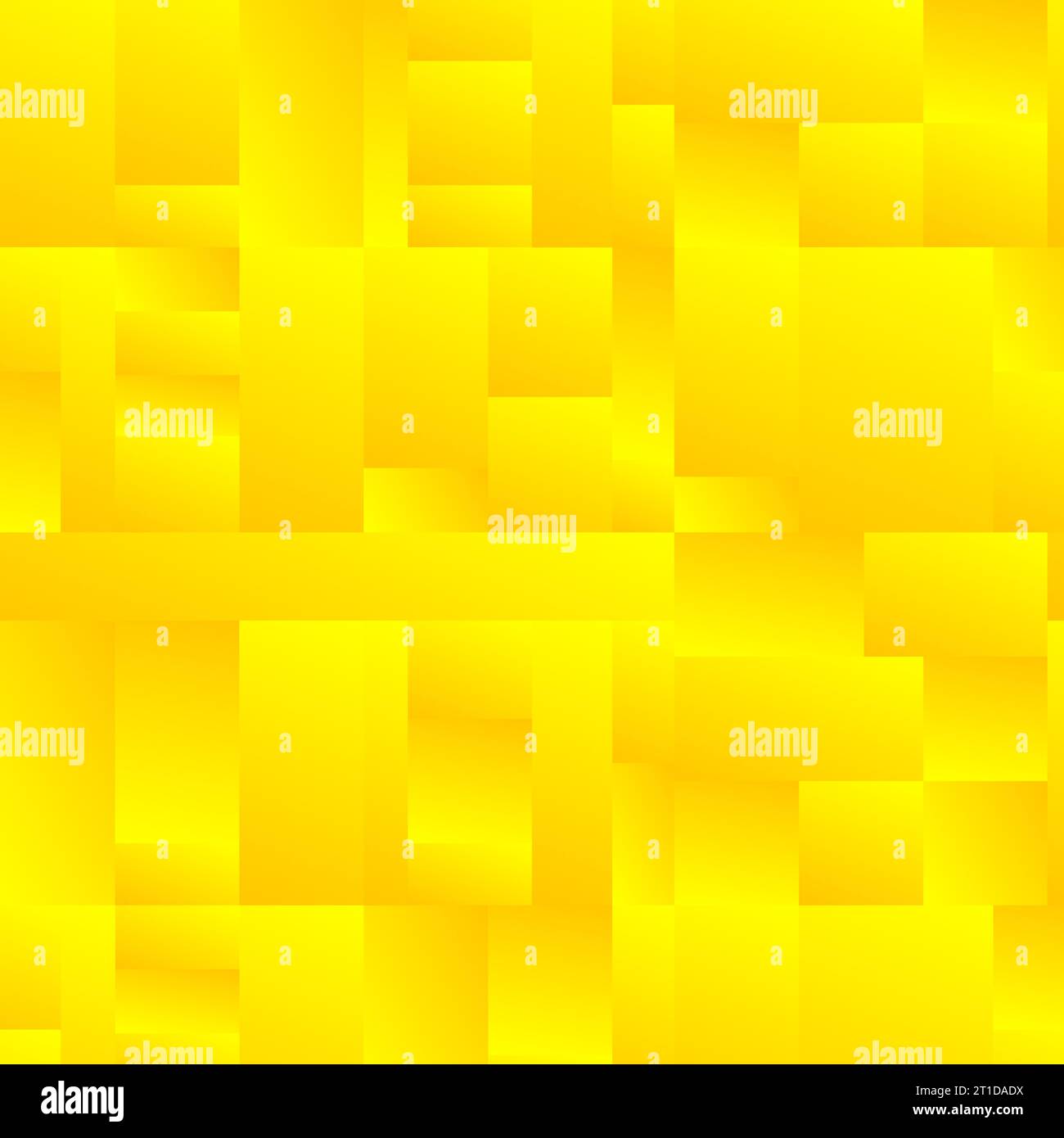 Abstract bright yellow tiles geometric mosaic background. Vector tech ...