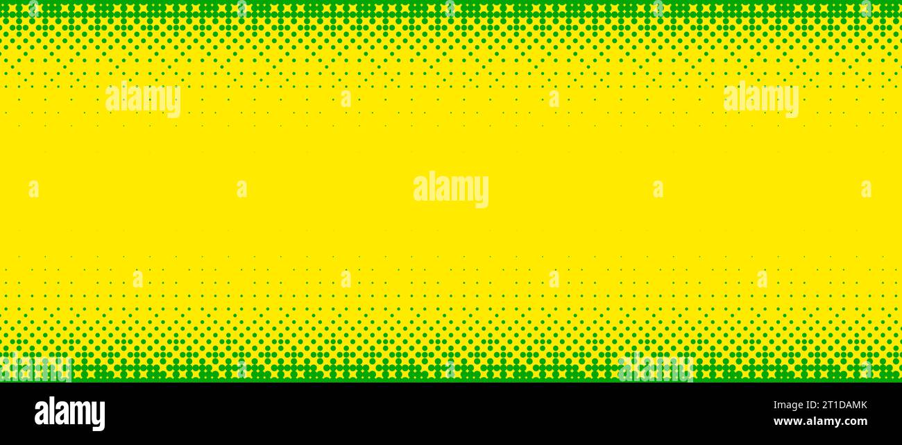 Pixelated bitmap gradient texture. Yellow and green dither pattern ...