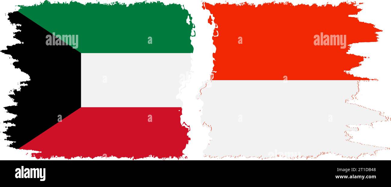 Kuwait indonesia flag hi-res stock photography and images - Alamy