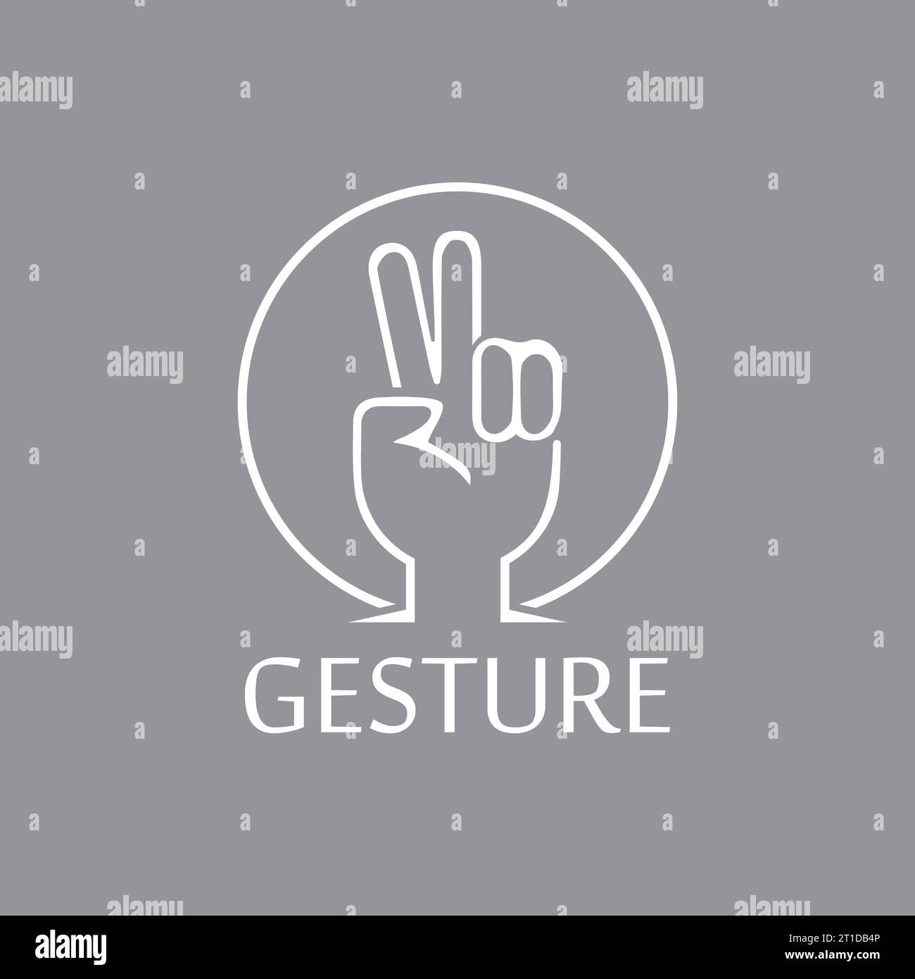 Hand gestures and sign language isolated . Vector illustration of human ...