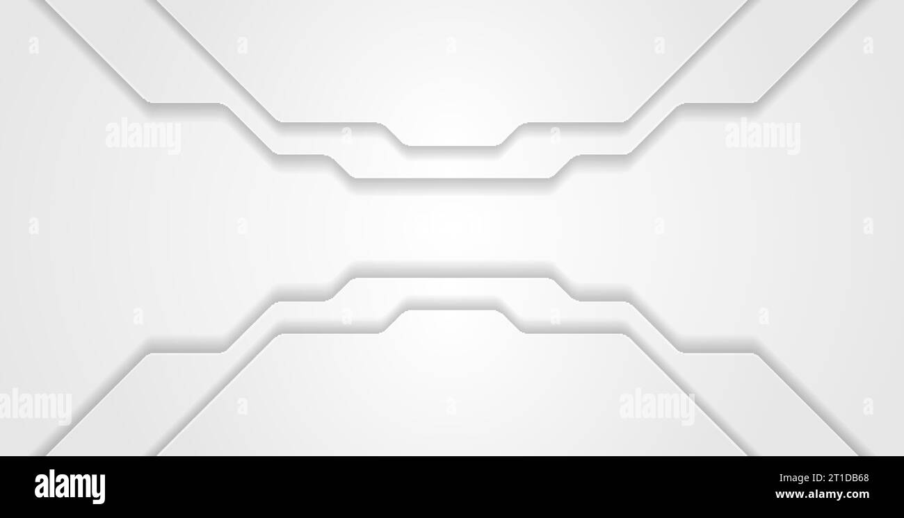 Light grey technology concept abstract background. Vector corporate ...