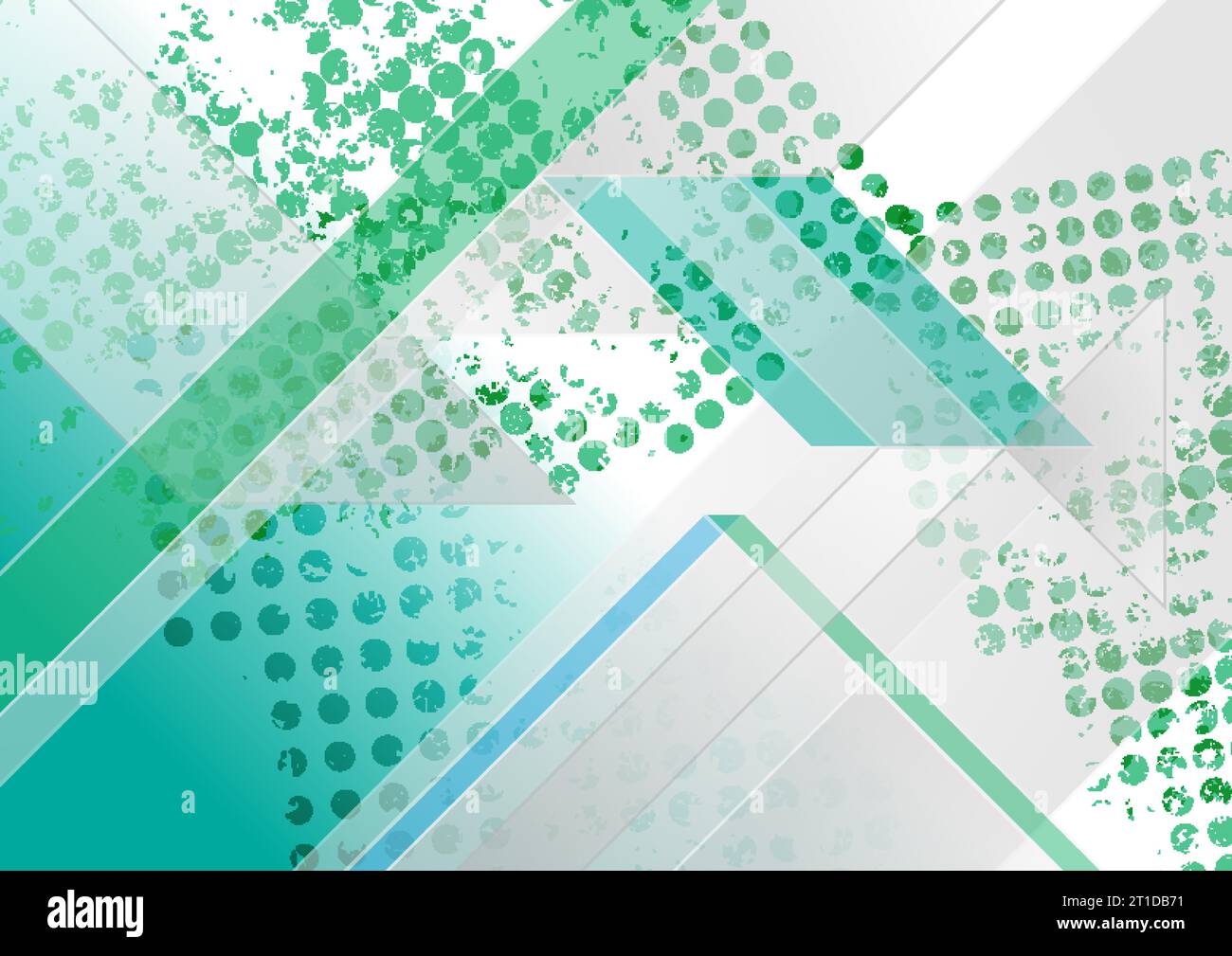 Grunge green and grey tech abstract background geometric stripes ...
