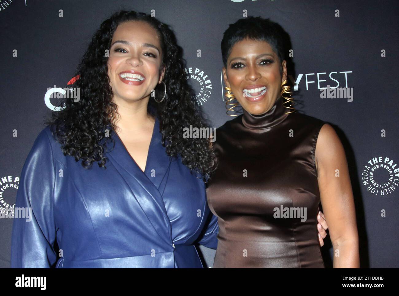 NEW YORK, NY- OCTOBER 12: Quiana Burns and Tamron Hall at the 11th ...